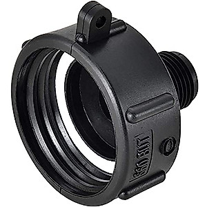 CUTE 4 U 275 330 Gn Ibc Tote Tank Food Grade Drain Adapter 2" Coarse Thread x Garden Hose