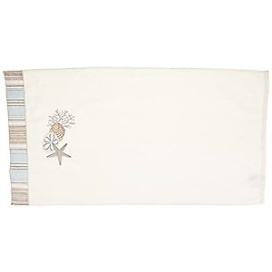 Avanti Linens By The Sea Hand Towel, White,10972WHT