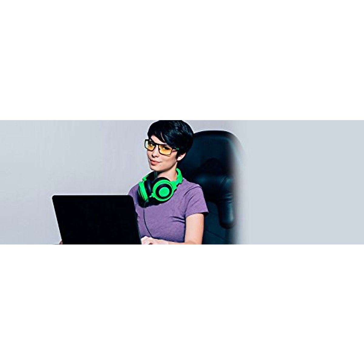 Gunnar Optiks Haus computer gaming glasses - block blue light, Anti-glare and minimize digital eye strain - Perform better, target objects on screen easier, prevent headaches, sleep better, reduce eye fatigue