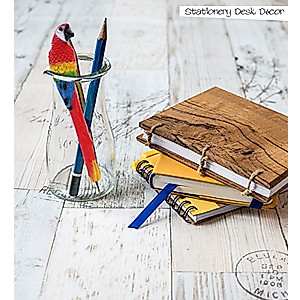 Planet Pens Red Parrot Novelty Pen - Fun Unique Kids and Adults Ballpoint Pen, Tropical Wildlife Animal Writing Pen Instrument For School & Office Desk Decor Accessories