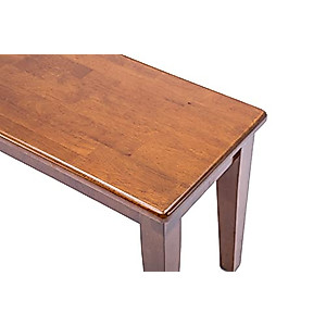 Boraam Shaker Bench, Walnut