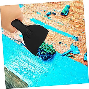 Gadpiparty 6pcs Putty Knife Set Wallpaper Smoother Kit Wallpaper Tool Kit Wall Paper Tool Wallpaper Scrapers Wallpaper Cleaning Tool Wall Paper Scraper Wallpaper Smoothing Tool Plastic Black