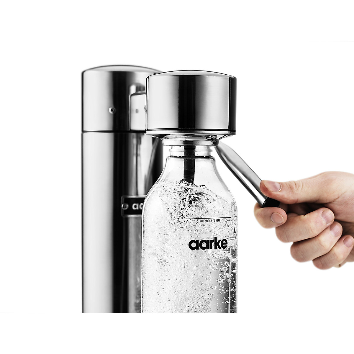 AARKE - CARBONATOR II (PREMIUM CARBONATOR/SPARKLING WATER MAKER) (Stainless Steel)