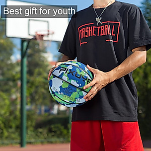 PIXUYE Kids Basketball Size 3 (22"),Youth Basketball Size 5(27.5") for Indoor Outdoor Pool Play Games,Training Basketball for Beginner(Boys&Girls)