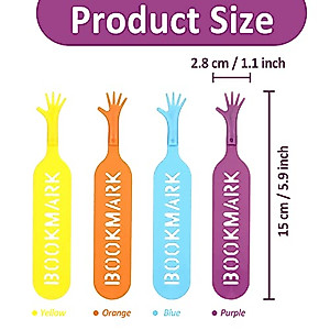 36PCS Funny Bookmarks for Kids, 4 Colors Help Me Bookmarks for Men, 3D Cartoon Book Marks for Book Lover Women Students Readers School Office Supplies