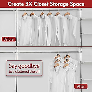 Space Saver for Hangers, 20Pcs Premium Closet Space Savers Clothes Hanger Connector Hooks, Space Saving for Closet Organizer Heavy Duty Cascading Connection Hook, Black