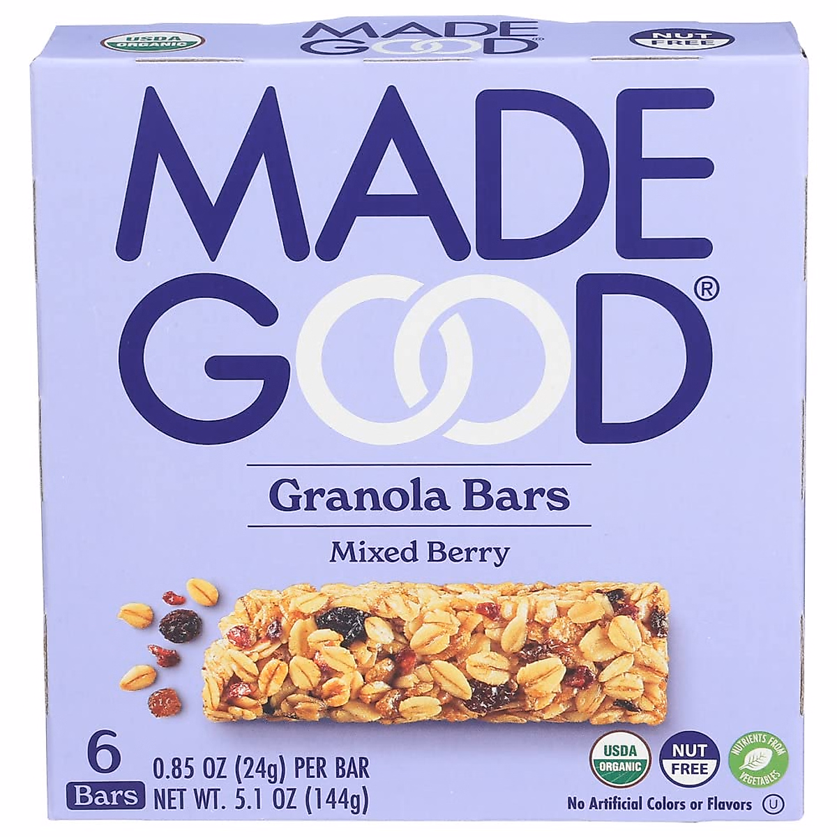 Made Good Granola bar Mixed Berry, 5.09 oz.