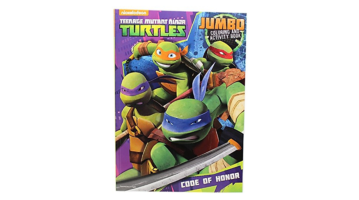 TMNT Code Of Honor Coloring & Activity Book - Fun for Kids!