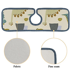 Kitchen Faucet Absorbent Mat 3 Pieces Dinosaurs in the Nature Faucet Sink Splash Guard Bathroom Counter and RV,Faucet Counter Sink Water Stains Preventer