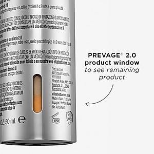 Elizabeth Arden PREVAGE Daily Face Serum 2.0, Anti Aging Serum for Face and Neck, Now With 4x Antioxidant Power, Improves Elasticity, Tones, Textures, Dark Spots, and Brightens Skin, 1.7 oz Tube