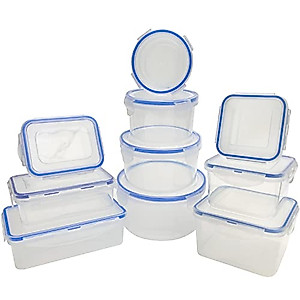 ZHOMA 28 PCS Food Storage Containers Set - Kitchen Sealed Jar with Lid Moisture-Proof Fresh-Keeping Box for Whole Grains