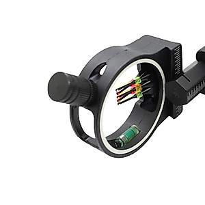 SAS Compound Bow Fiber Optic LED Sight Light 3/8-32 Thread Universal Fit