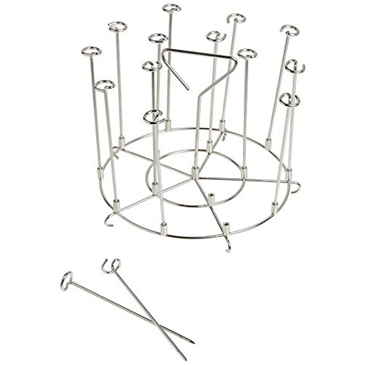 Ninja - AOP103BRN Ninja Foodi Skewer Stand, 1 piece, stainless steel