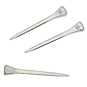 OZXNO 50 Pcs E6 2.1inch/54mm Horseshoe Nails Steel Horseshoe Tools for Horse Training Equestrian Sports(Silver)