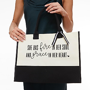 Beach Tote TraBeach Tote Gifts Birthday Presents for Women Vacation Essentials Inspirational Gifts for Best Friend Daughter Sister Girlfriend Wife Tote Bag Birthday Christmas Mothers Day Giftsvel