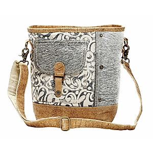 Myra Bag Flap Pocket Cowhide Shoulder Bag S-1125