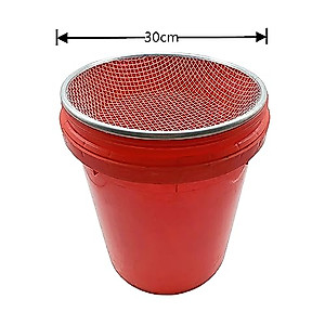 Soil Sieve for Garen -12 inches Soil Sifter for Rocks Compost Suitable for 5 Gallon Drums