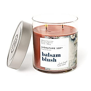 Signature Soy Lidded Balsam Blush Scented Candle, Large Jar