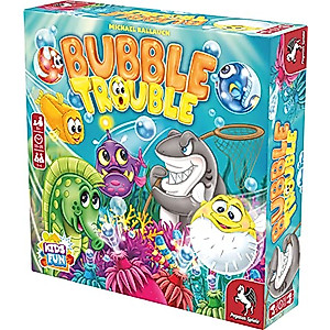 Bubble Trouble – Board Game by Pegasus Spiele 1-4 Players – Board Games for Family – 15-25 Minutes of Gameplay – Games for Family Game Night – Kids and Adults Ages 5+ - English Version