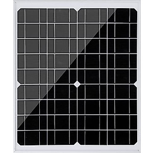 Yenergy 20 Watts 12V Solar Panel Solar Battery Charger & Maintainer 20W Mono Solar Panels Kit for RV Boat Marine Car with 10A Waterproof Solar Panel Charge Controller and Extension Cable