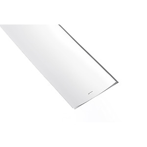 White Vertical Blinds Replacement Slats, for Doors and Windows. Easy Install Standard Replacement, 82.5” Long (2)