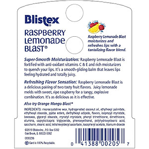 Blistex Raspberry Lemonade Blast Lip Protectant, .15 oz (Pack of 6)