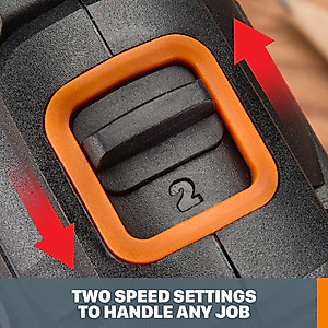 Worx WX176L.8 20V Power Share Switchdriver 2.0Ah 2-in-1 Cordless Drill & Driver (2.0Ah)