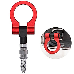 Car Refitted Front Rear Bumper Trailer Ring Eye Towing Tow Hook Kit Compatible with BMW 1 3 5 Series