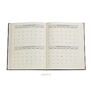 Paperblanks 12 Month Planners 2023 Arabica | Horizontal | Ultra (180 × 230 mm)