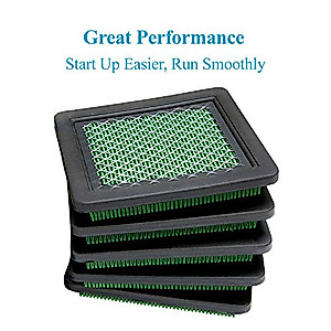 HEYZLASS 5Pack 17211-zl8-023 Air Filter, Compatible with Honda gc160 gcv160 gc190 gcv190 Engine Element and More, Lawn Mower Air Cleaner