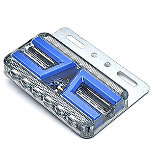 4Pcs Side Marker Truck 24V Trailer Clearance Lights Lighting Dynamic Turn Signal Red White Amber Blue Green,Green