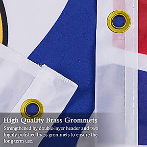 Lixure Hoes Mad Joe Flag Biden 3x5 FT, Funny Tweet Flag -Vivid Color Fade Resistant -4 Brass Grommets Outdoor College Party Wall 90x150 cm