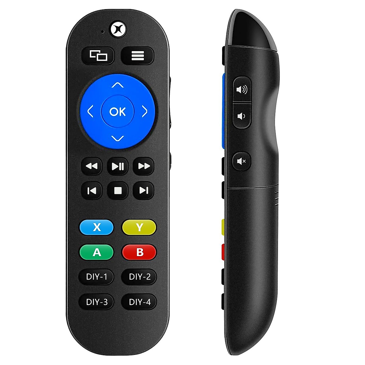 tiebutie Pre-programmed Media Remote Control Compatible with Xbox One, Xbox One S, Xbox One X - All in One Universal Control for Xbox Remote, LG & Vizio TV Remote with 7 Learning Programmed Keys