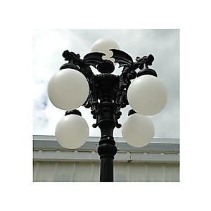 The Kings Bay Gargoyle Giant Pole Light with Five Shades Commercial or Home Garden Street