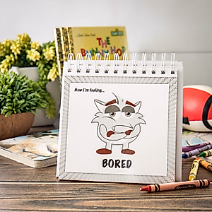 The Original Mood Flipbook for Kids; 20 Different Moods/Emotions; Autism; ADHD; Help Kids Identify Feelings and Make Positive Choices; Laminated Pages (Monster Flipbook)