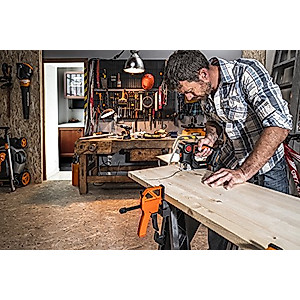 Worx 20V AXIS 2-in-1 Cordless Reciprocating Saw & Jig Saw, Orbital Cutting Reciprocating Saw, Pivoting Head Jigsaw Tool with Tool-Free Blade Change, Power Share WX550L – Battery & Charger Included