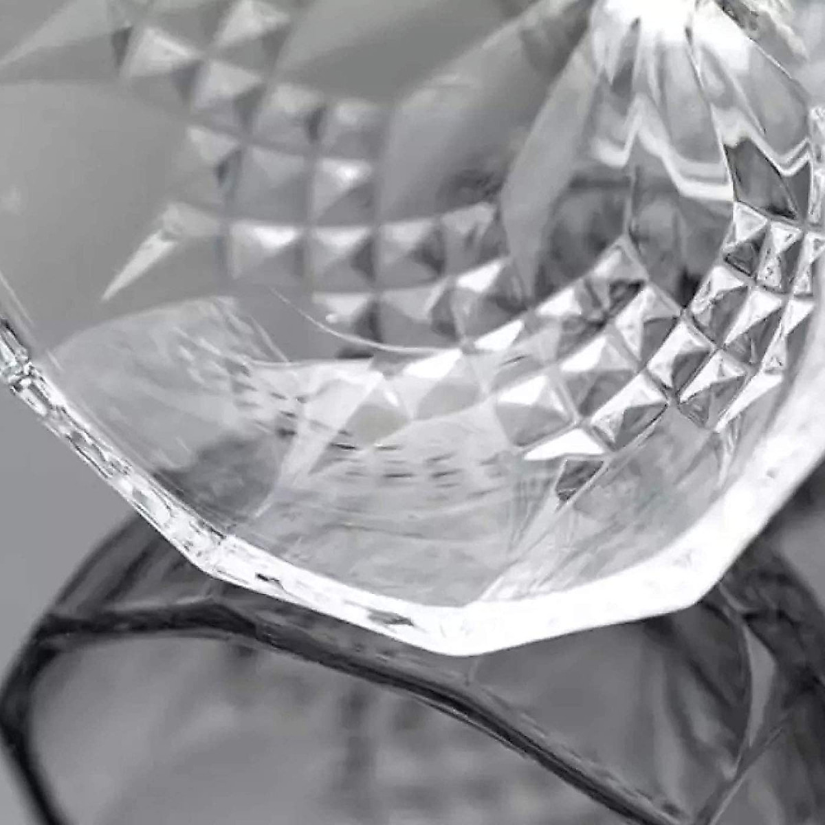 Lavo Home Dessert Ice Cream Cups Mini Truffle Bowls, Salad Fruit Glass Dish Crystal Style - Lead (Pb) Free (6)