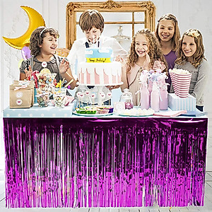 Twinkle Star 2 Pack Photo Booth Backdrop 3FT x 8FT Metallic Tinsel Foil Fringe Curtains Environmental Background Streamers for Birthday Wedding Party Christmas Decorations
