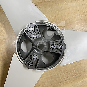 Mars Rock Small Wind Turbine Wheel Hub And Cap With 5 Vanes Blades’ Screws & Nuts Kit For Horizontal Wind Turbine Generation DIY 100w To 1000w Small Windmill Accessories Parts