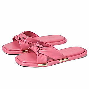 COACH Brooklyn Leather Sandal Pink 9 B (M)