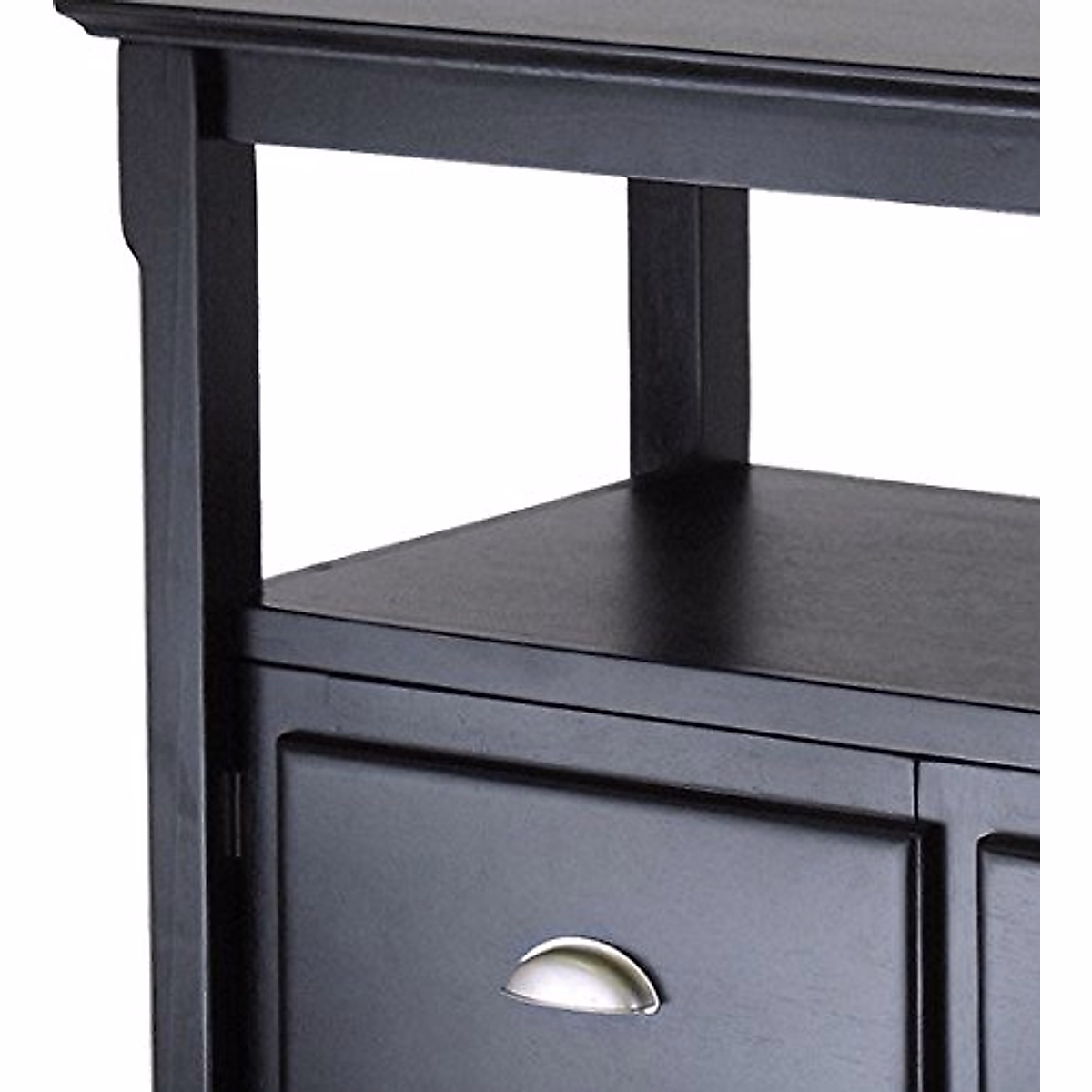 Winsome Wood Timber Buffet, Black