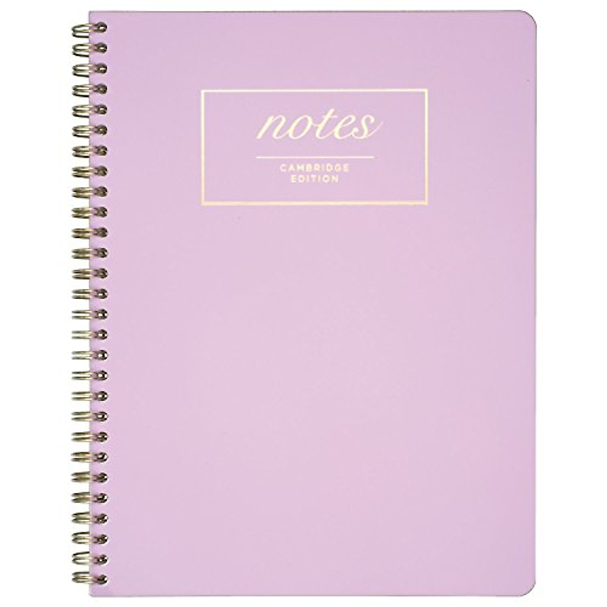 Cambridge 59309 Workstyle Notebook, 1 Subject, Wide/Legal Rule, Lavender Cover, 9.5 x 7.25, 80 Pages
