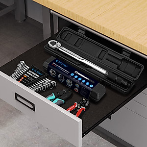 TICONN 1/4-inch Drive Click Torque Wrench, 20-200 in-lb, SAE/Metric Dual Range, Chrome Vanadium Steel