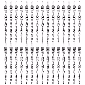 Besmon Woodpecker Bird Scare Devices，Reflective Scare Rods Control Device to Keep Birds Away from Patio Pool（Christmas Reflective Strip Hanging Home as Decoration） (30PCS)