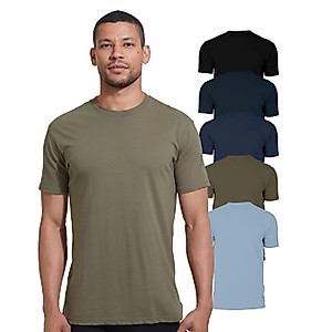 True Classic Tees | Premium Fitted Men's T-Shirts | Crew Neck | Classic 5-Pack | X-Large