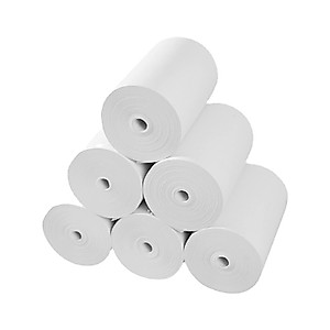 Thin Type Coreless Durable Thermal Receipt Paper for Mobile 58mm 30mm Mini Thermal Printer Cash Register POS Receipt Paper Roll (10 Rolls)