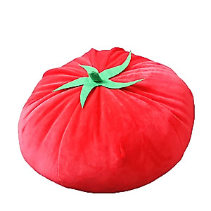 JIANEEXSQ Tomato Shaped Pillow Home Decorative Creative Cushion Plush Stuffed Pillow Cushion