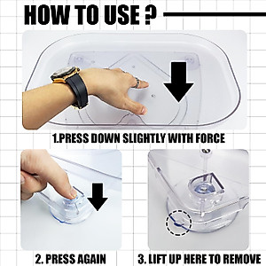 Square Lazy Susan for Refrigerator, 15.8''x 11.8'' 360° Rotate Clear Rectangular Turntable Organizer for Countertop Fridge Organizers and Storage for Kitchen,Home,Office