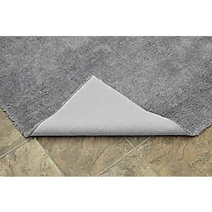 Garland Rug Carpet Bath Rug, 5-Feet by 8-Feet, Platinum Gray