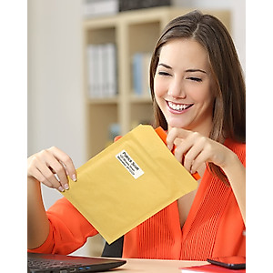 Phomemo Address Labels for M-Series Label Makers, Thermal Mailing Stickers, Easy to Peel Off. White, 1" x 2-5/8", 130 Per Roll, 3 Rolls